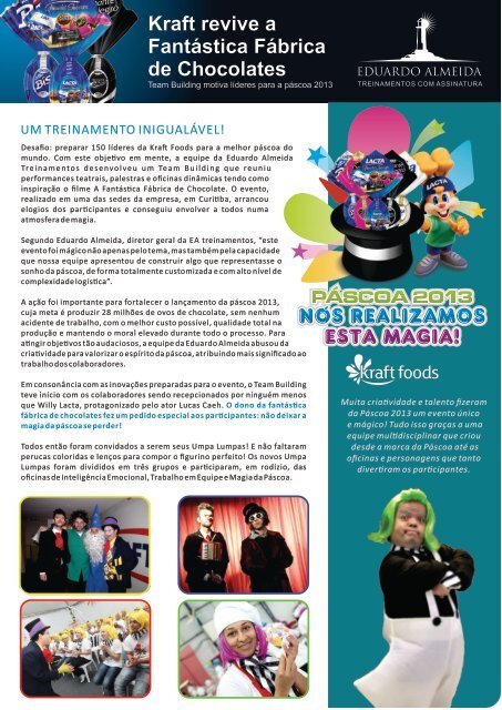 Kraft revive a Fantástica Fábrica de Chocolates - AGK Group