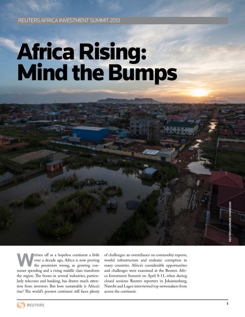 Africa Rising: Mind the Bumps