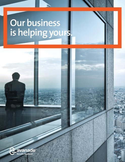 customer results brochure. - Avanade