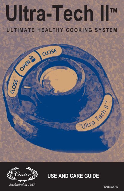 ultra tech 2.care & use.qxd - Carico International, Inc.