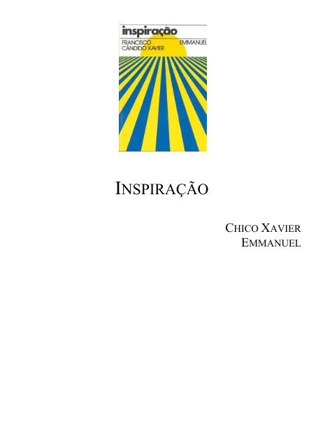 INSPIRAÇÃO - Chico Xavier Books