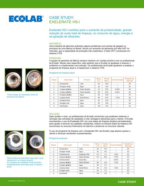 Exelerate HS-I - Ecolab