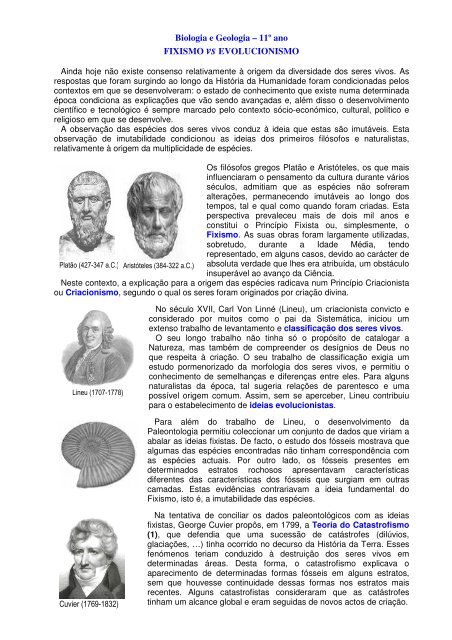 Geologia Do Uniformitarismo Biologia E Geologia 10º Ano | Geologia E
