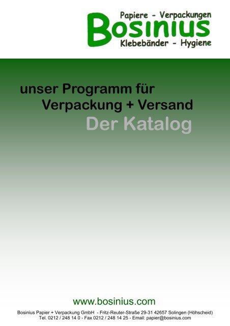 Der Katalog
