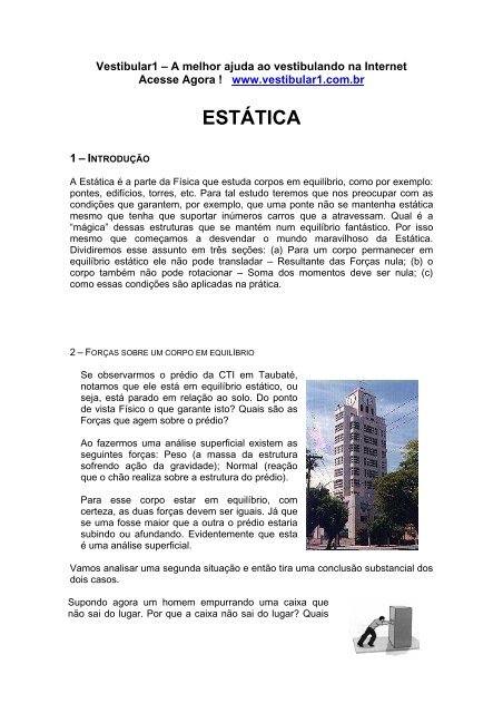 ESTÁTICA