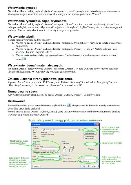 Pasek stanu Pasek stanu w