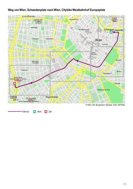 Karte zum Westbahnhof - G-gill.de