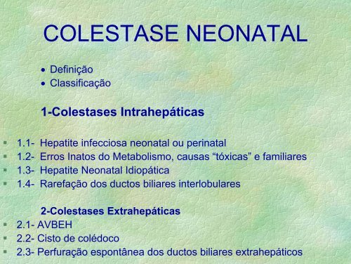 Colestase