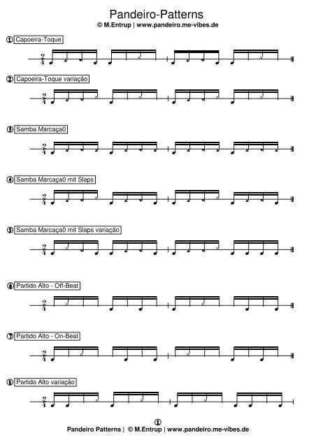 Pandeiro-Patterns 1 - me-vibes.de