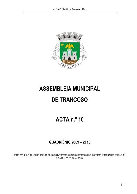 Ata 10 - Trancoso