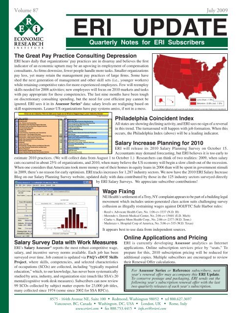 Volume 87 - ERI Economic Research Institute