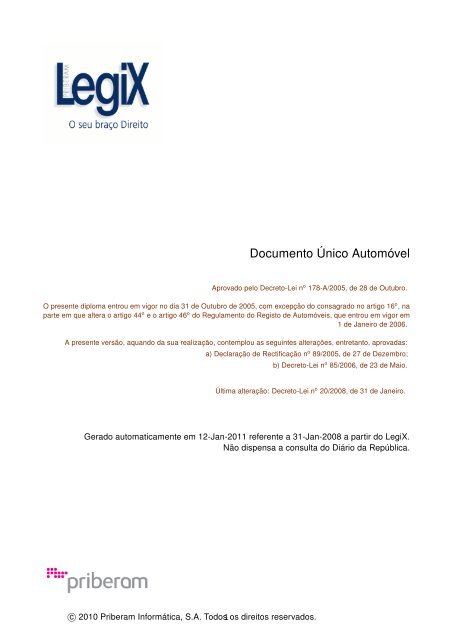 6. Documento Único Automóvel - ACP