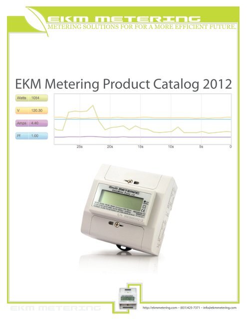 EKM Metering Product Catalog 2012