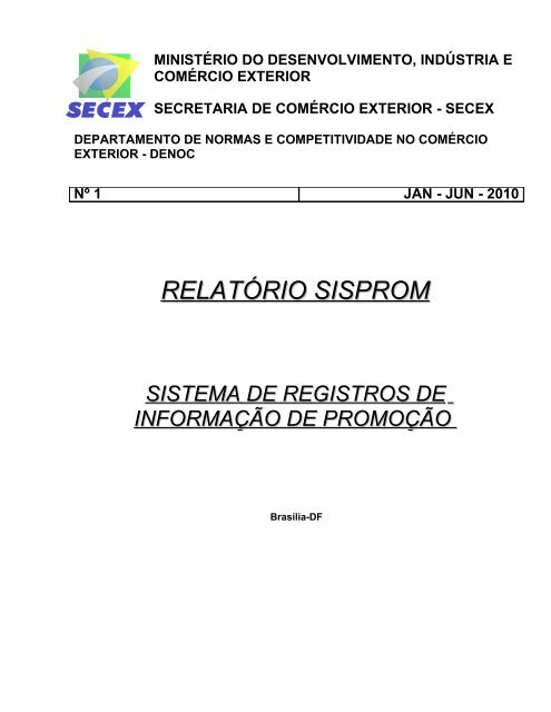 AUTORIZAÇÕES DE REMESSA EMITIDAS - sisprom - Ministério do ...