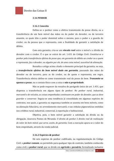 Penhor - Professor Eduardo Hoffmann