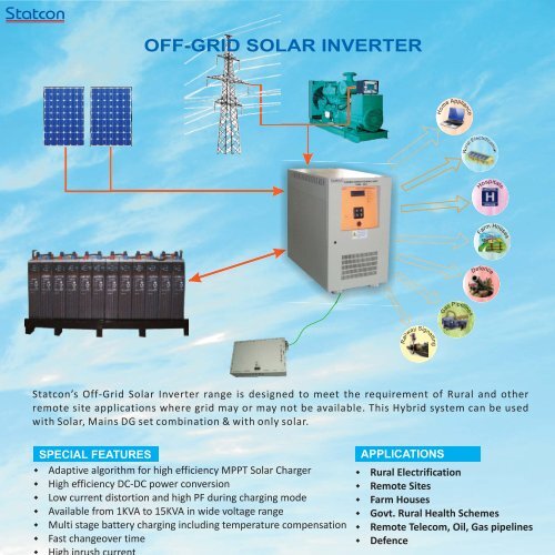 Off-Grid Solar Inverter - Statcon Power Controls Ltd.