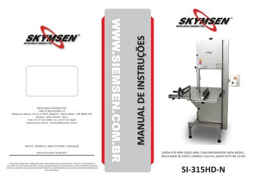WWW .SIEMSEN.COM.BR - Metalúrgica Siemsen