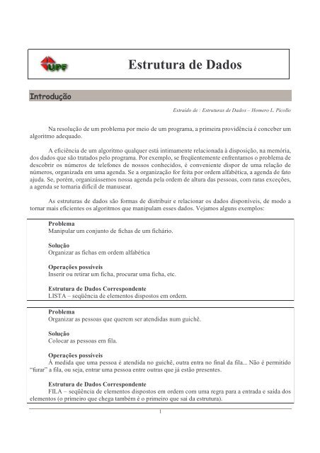 Estrutura de Dados