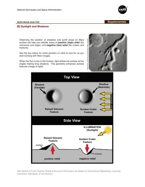 Mars Image Analysis Supplemental Materials - Mars Exploration ...