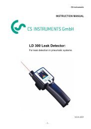 Instruction manual DS 300 - CS Instruments