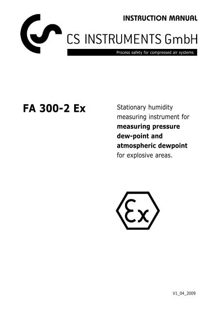 FA 300-2 Ex - CS Instruments