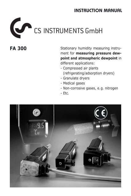 FA 300 - CS Instruments