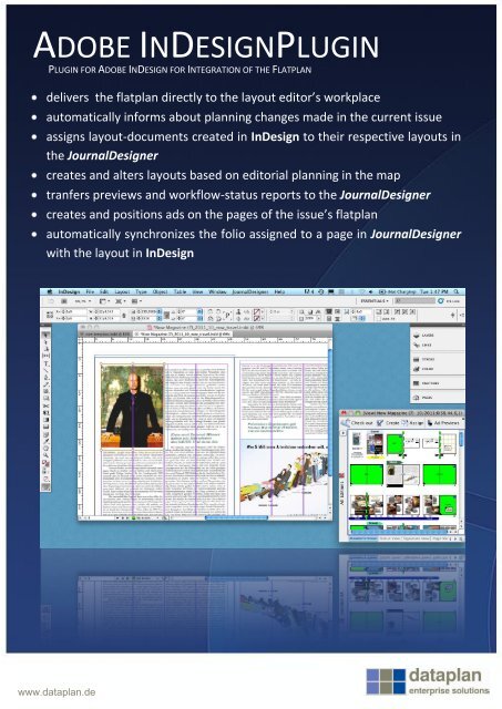 Adobe InDesign PlugIn - dataplan