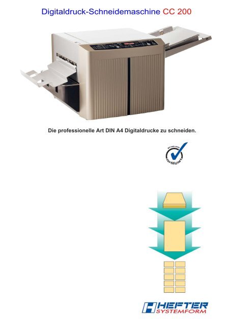 Prospekt CC 200 - HEFTER Systemform