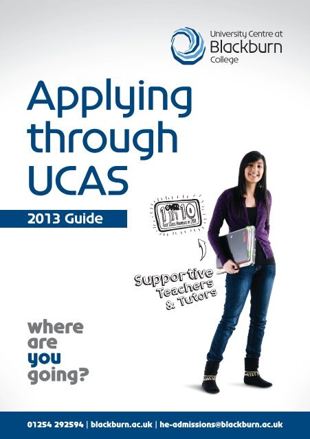 UCAS Application Guide - Blackburn College