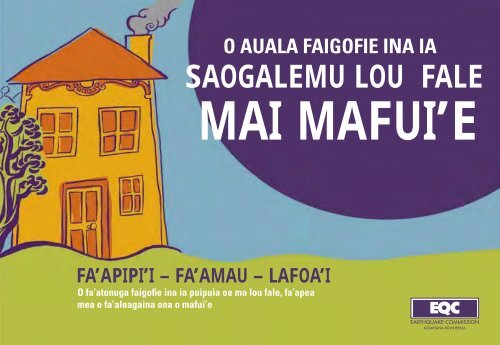 MAI MAFUI'E - Earthquake Commission