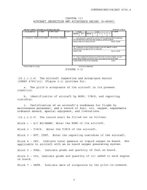 Introduction to the Aircraft Discrepancy Book - Cnatra