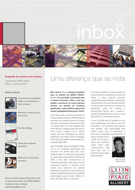 Uma diferença que se nota - LINPAC Packaging