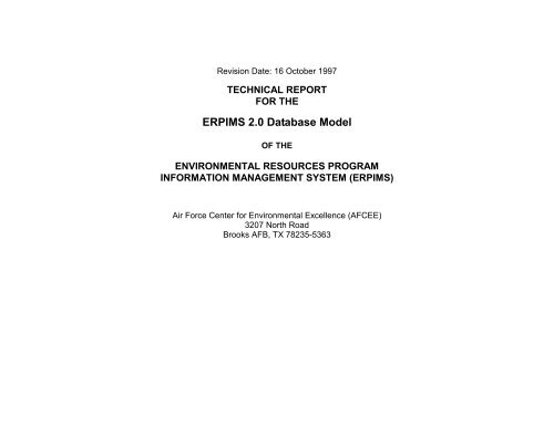 USGS Open-File Report 2005-1041--ERPIMS data dictionary