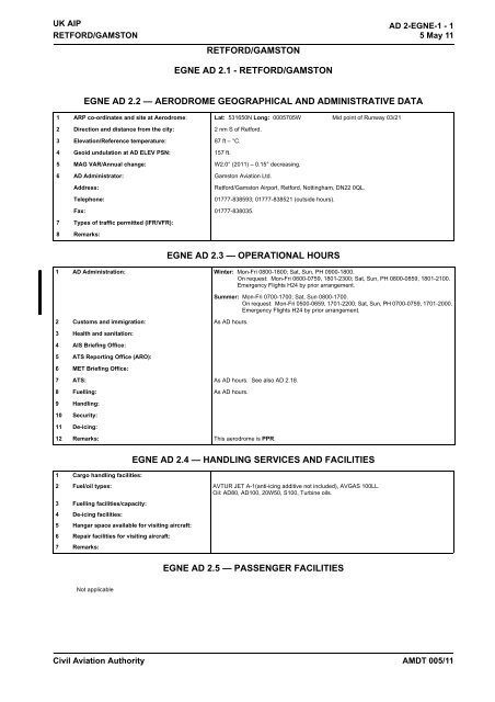 retford/gamston egne ad 2.1 - retford/gamston egne ad 2.2 - AirCharts