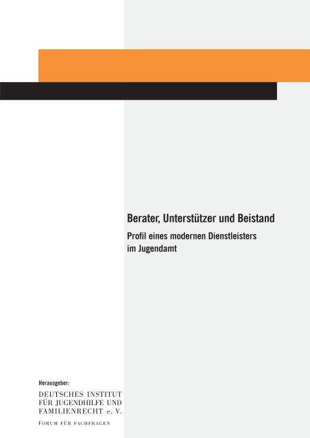 Berater, Unterstützer und Beistand - DIJuF