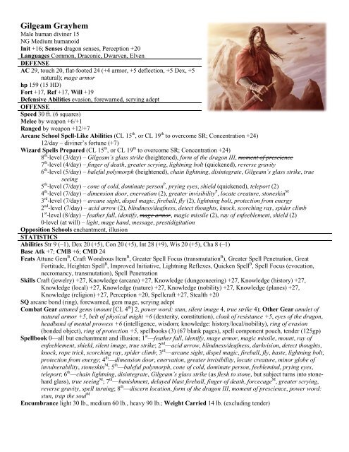 Gilgeam Grayhem - The Fools' Court