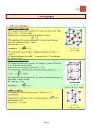 TD Corrigé cristallographie - cpge al cachy