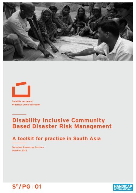 Disability Inclusive Community Based Disaster Risk Management S / PG 01