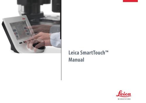 Leica SmartTouch™ Manual - Leica Microsystems