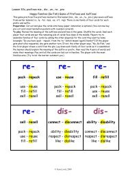 Long and Short Vowels “Go Fish” game