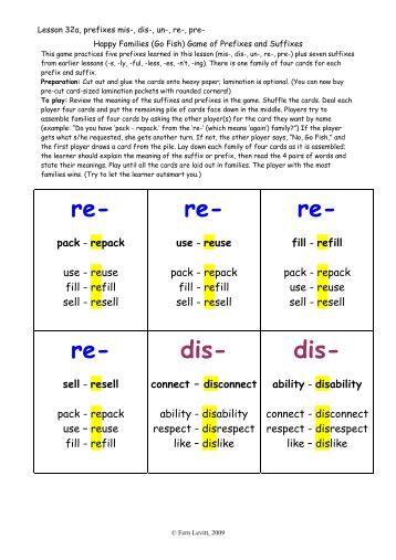 Long and Short Vowels “Go Fish” game