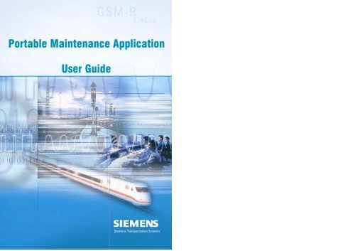 User Guide Portable Maintenance Application - GSMR Online
