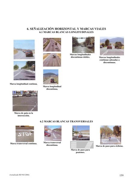 Marca longitudinal contin