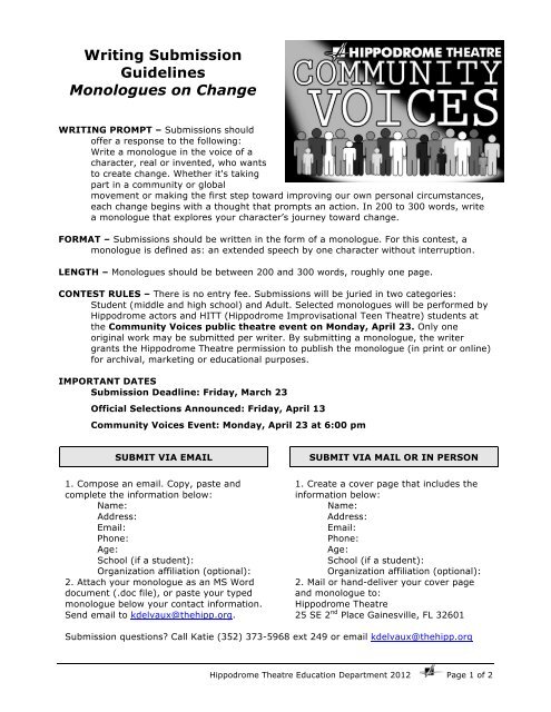 Guidelines For Writing A Speech