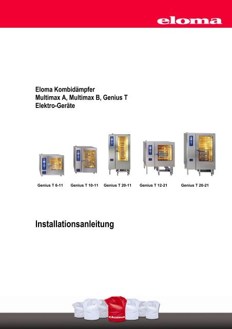 Eloma Kombidämpfer | Multimax A, Multimax B, Genius T