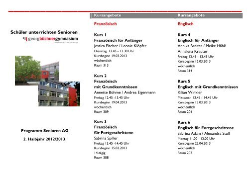 Das Programm als PDF - Georg-Büchner-Gymnasium Winnenden