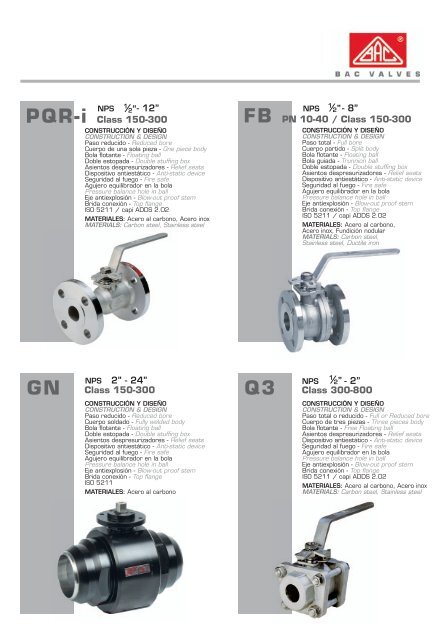 GN Q3 SR8 AP - BAC Valves