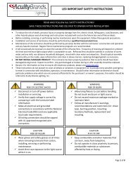 Troubleshooting - Acuity Brands