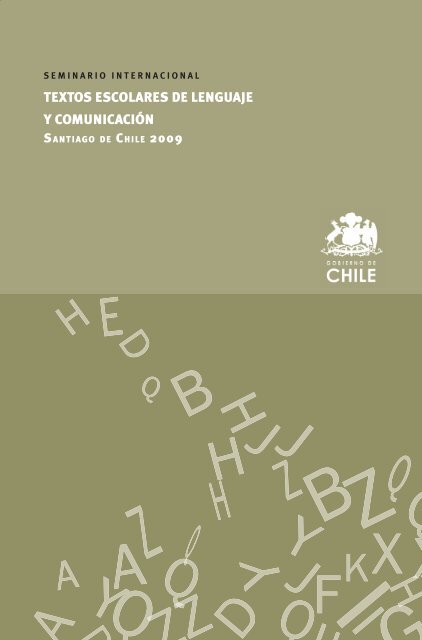 Seminario Internacional sobre textos de ... - Textos Escolares