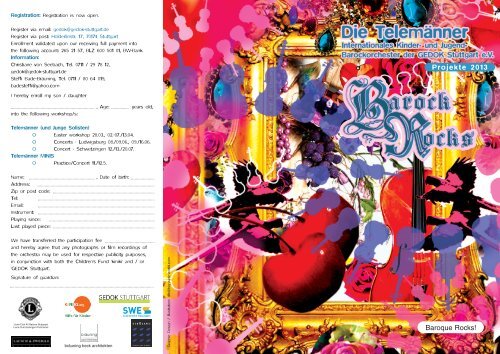 Baroque Rocks! - GEDOK-Stuttgart